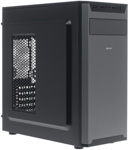 Компьютерный корпус DEXP DC-101B (DC-101B-bl) черный - Mid Tower, Micro ATX, Mini ITX, Stаndard ...