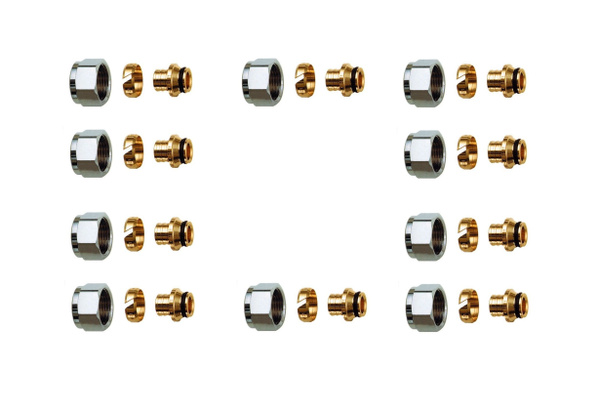 Евроконус для труб из сшитого полиэтилена / резьбозажимное соединение 3 ...