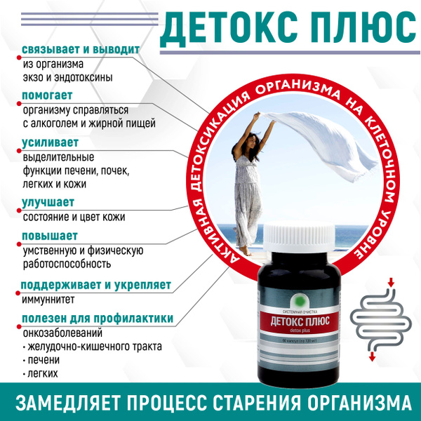 Детокс Плюс (Detox plus) - Активная детоксикация организма на клеточном ...