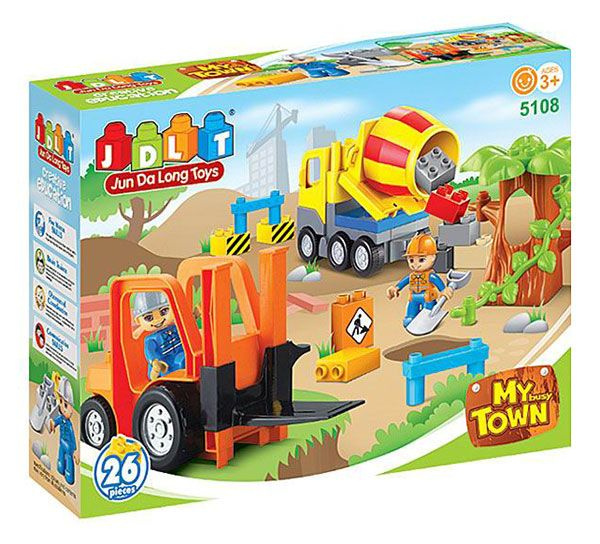 Конструктор JDLT 5108 Строительная площадка (26 деталей) - купить с доставкой по выгодным ценам ...