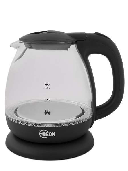 Чайник электрический BEON BN-3026, стекло, 1 литр, 1500 ватт, LED-подсветка купить на OZON по ...