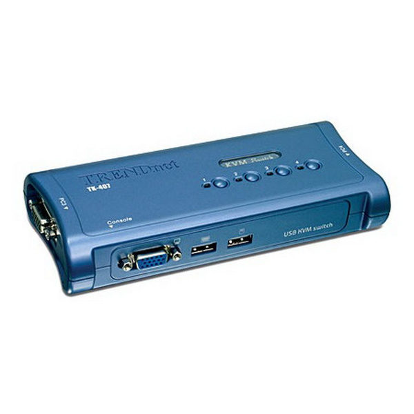 TRENDnet KVM-переключатель 4-Port - купить с доставкой по выгодным ...