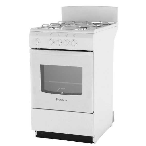 Газовая плита (50-55 см) De Luxe 5040.38Г(Щ) White - купить по выгодной ...