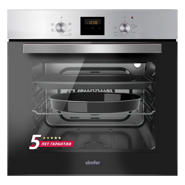 Simfer духовой шкаф B6EM56016 / встраиваемый / 5 режимов работы, верхний и нижний нагрев ...