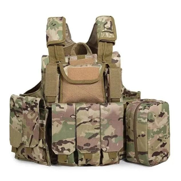 (MOLLE) Разгрузочный жилет тактический AK для страйкбола, охоты и ...