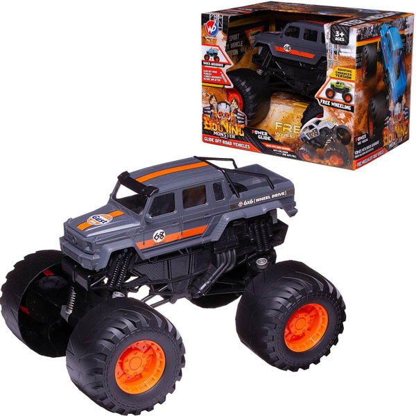 Джип-внедорожник Junfa 4х4 Прыгающий монстр 1:10 серая (WE-11919/серая) - купить с доставкой по ...