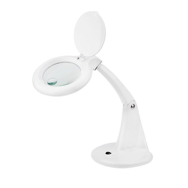 Лампа настольная REXANT Лупа настольная 3D+12D с подсветкой 40 SMD LED ...