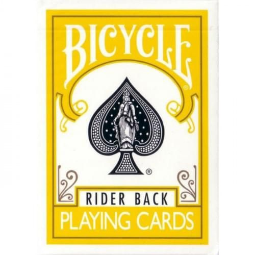 Карты Bicycle rider back standart poker plaing cards Yellow back ...