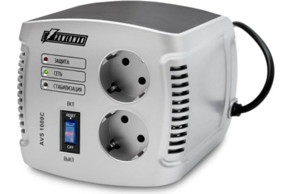 Стабилизатор напряжения Powerman AVS 1000 C (6090626) купить по низкой цене с доставкой в ...