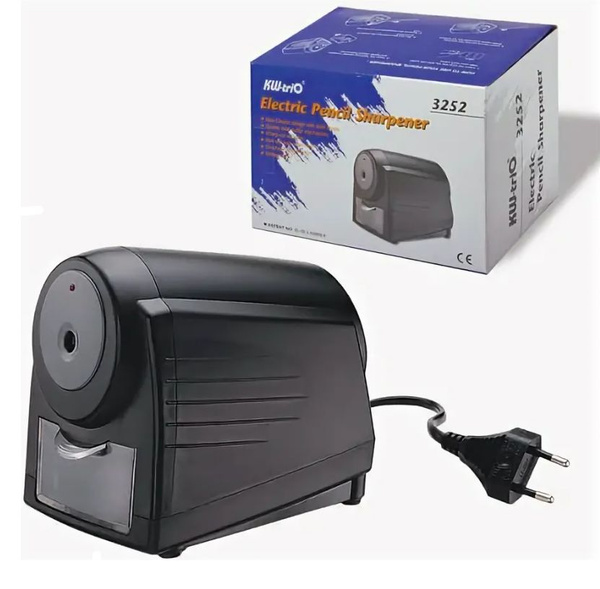 Точилка для карандашей электрическая KW-Trio 3252 / -3252 черная, 1 ...