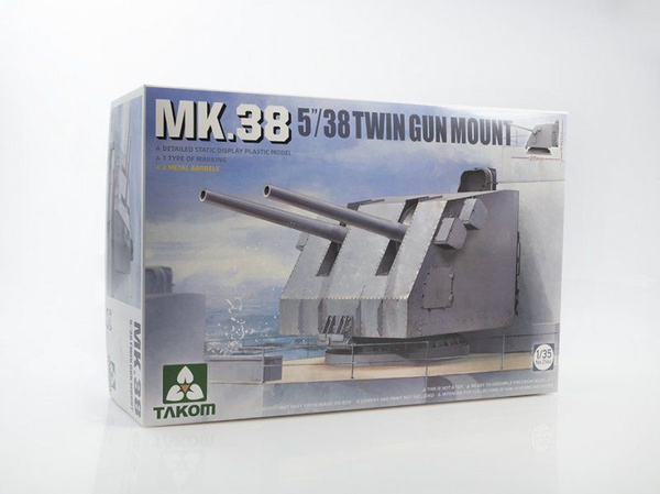 Сборная модель MK.38 5''/38 TWIN GUN MOUNT (Metal barrel) - купить с ...