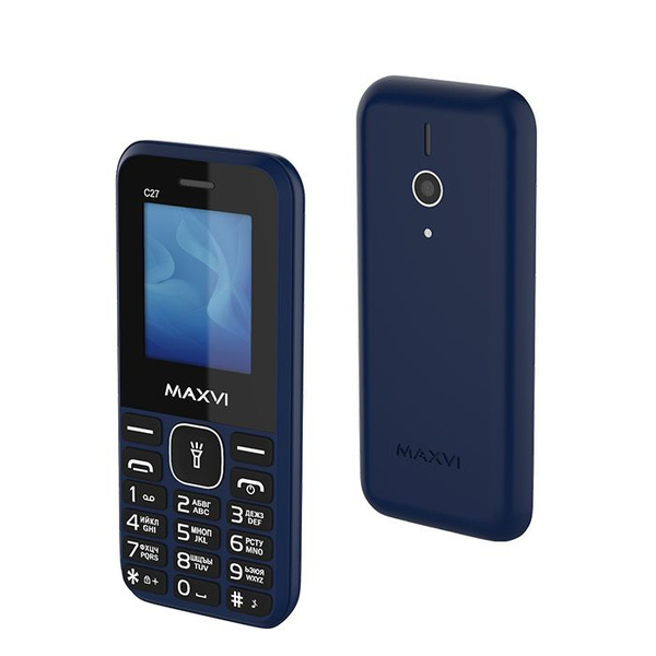 Мобильный телефон Maxvi C27, Blue купить на OZON по низкой цене (2123871790)