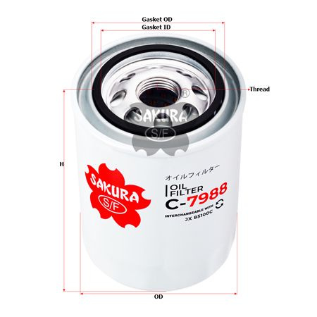 Фильтр масляный Sakura фильтр - купить по выгодным ценам в интернет ...