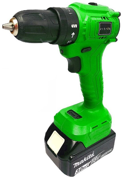 Дрель аккумуляторная Zitrek Greenpower 20 Pro (20В, Li-ion аккум. 1шт ...