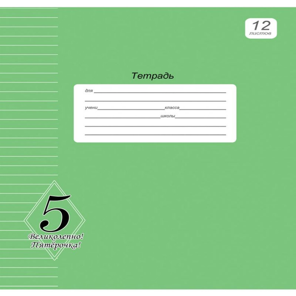 Prof-Press Набор тетрадей A5 (14.8 × 21 см), 20 шт., листов: 12 ...