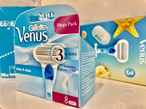 Cменные кассеты Venus 8 шт. Большая упаковка Mega Pack для женского ...