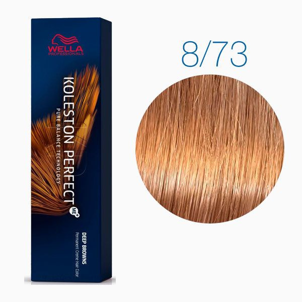 Wella Koleston 8/73 Deep Browns Стойкий Краситель Мадейра, 60 мл ...