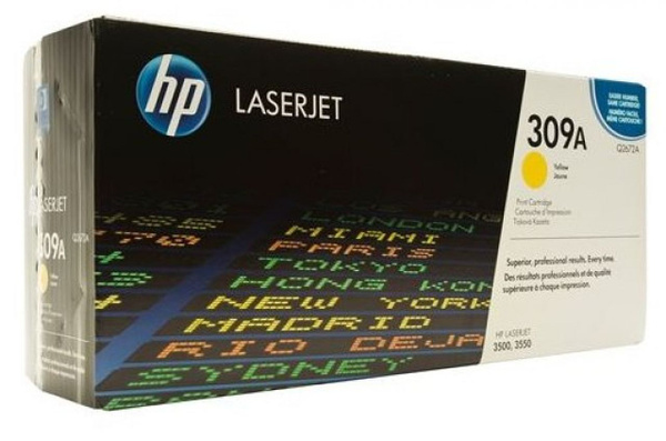 Расходник для печати HP 309A/308A, Желтый (yellow), оригинал купить c ...