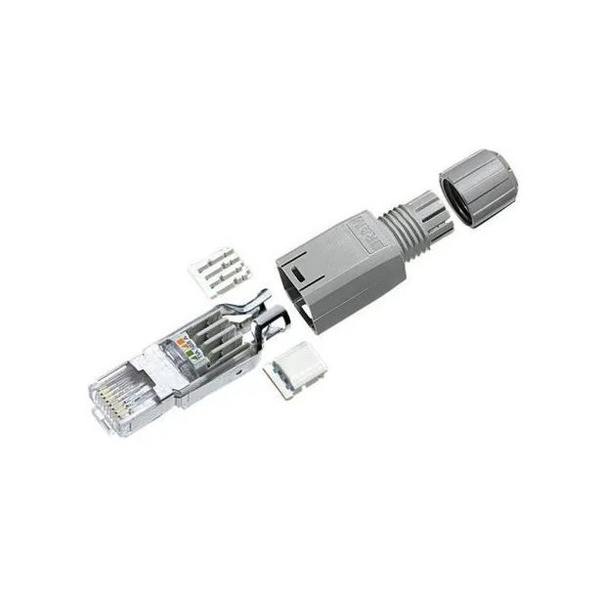 Коннектор полевой RF45 IP 20 R&M (RJ45) разъем - купить с доставкой по выгодным ценам в интернет ...