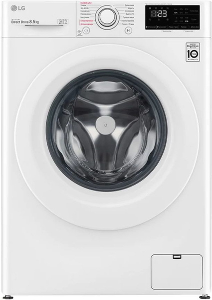 Узкая стиральная машина LG F2V3GS3W 8.5 кг, 1200 об/мин, с 14 ...