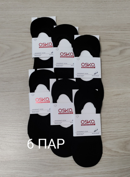 Подследники Osko, 6 пар - купить с доставкой по выгодным ценам в интернет-магазине OZON (847699392)