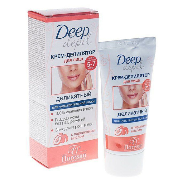 Флоресан Deep Depil Крем-депилятор деликатный для ЛИЦА, 50мл - купить с ...