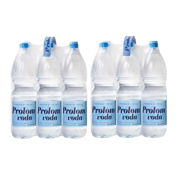 Вода минеральная термальная Prolom voda (Пролом) 6 шт по 1,5 л пэт, 2 ...