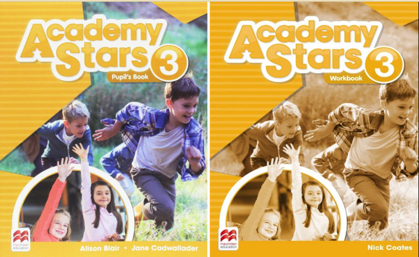 Academy stars 3 Pupils book and Activity Book and CD Комплект Учебник ...