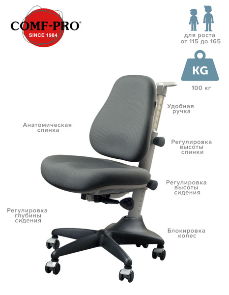 Детское компьютерное кресло Comf-Pro A/S93-Y518G_Comf-Pro - купить по ...