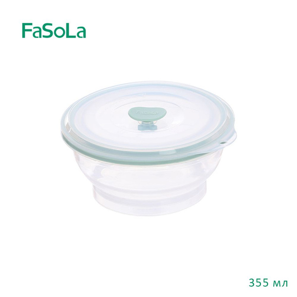 Контейнер пищевой FaSoLa, 140 × 130 × 33, объем 355 мл - купить по выгодной цене в интернет ...