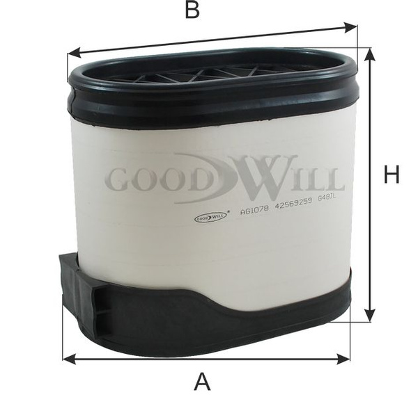 Фильтр воздушный Goodwill AG1078;AG 1078 - купить по выгодным ценам в ...