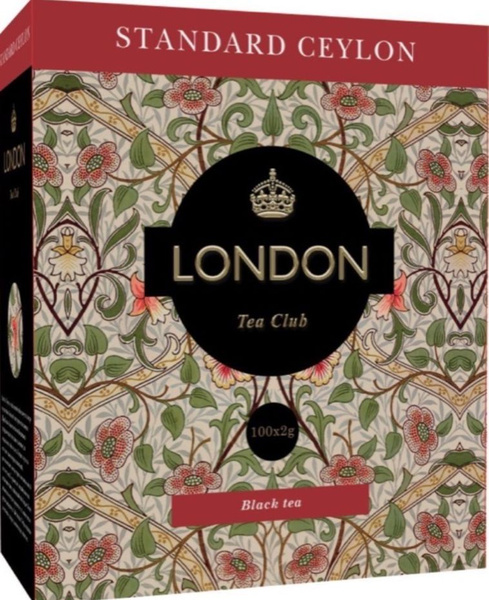 London Tea Club Чай в пакетиках черный Standad Ceylon,100 пак./ купить ...
