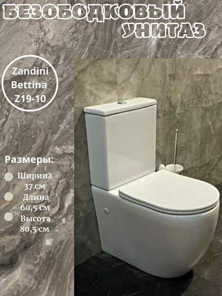 Унитаз Zandini, направление выпуска: Горизонтальное (в стену), Z19-10 - купить по низким ценам в ...