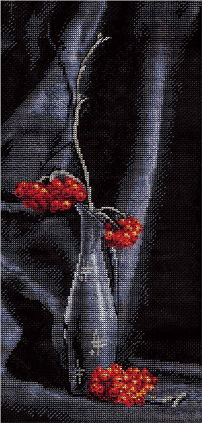 Набор для вышивания "PANNA" N-0964 "Рябиновый ноктюрн" 18 х 38 см ...