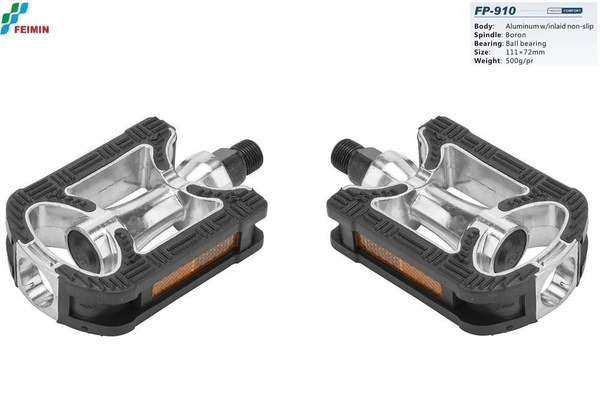 Комплект педалей Feimin City FP-910, MTB, 111x72 мм, алюминий, 9/16 ...