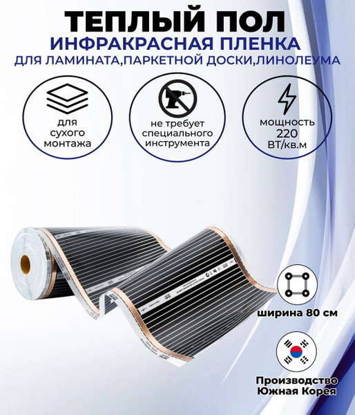 Теплый пол Teplotex Teplotex-80 2.6 м² - купить по доступным ценам в ...