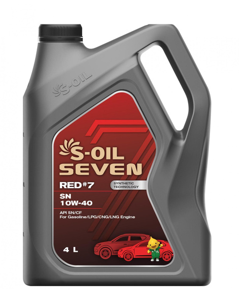 Масло моторное S-OIL SEVEN 10W-40 Синтетическое - купить в интернет-магазине OZON (893587478)