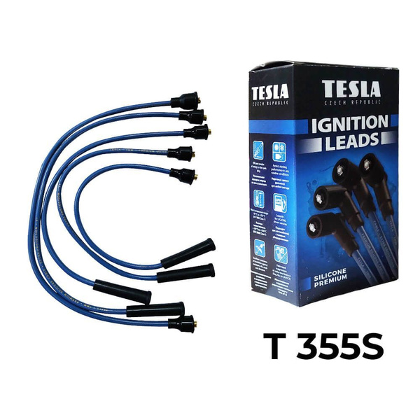 Провода в/в ВАЗ-2101 син (силикон) T355S Тесла - Tesla Blatna арт ...