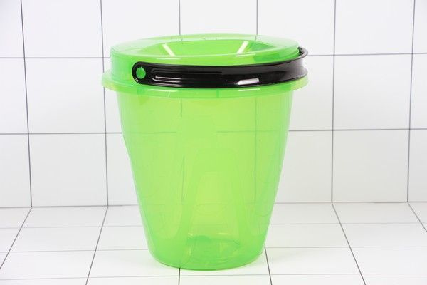ВЕДРО 5л Лайт с крышкой прозрачное зеленое - купить по низкой цене в ...