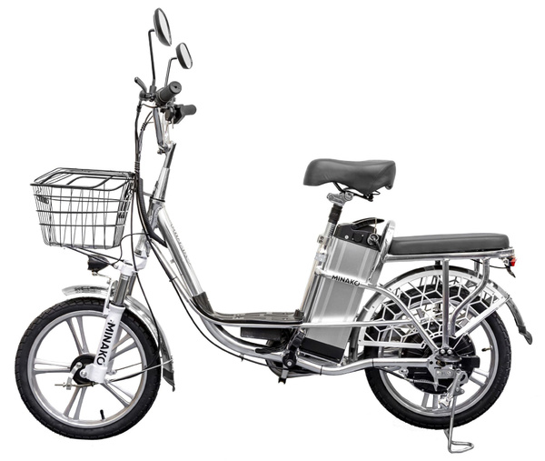 Электровелосипед minako V2 2023, 500 вт - купить с доставкой по выгодным ценам в интернет ...