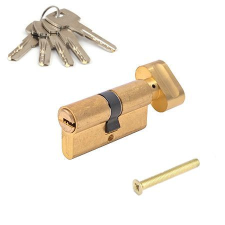 Цилиндровый (личинка для замка) механизм Apecs SM 60-C-G Золото ГОСТ 5089-2011 Суперзащита ...