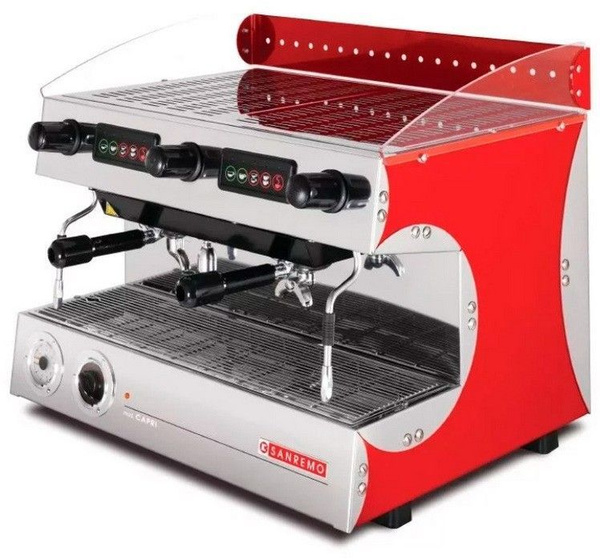 Профессиональная кофемашина Sanremo Capri SED DLX 2Gr, черный купить по ...