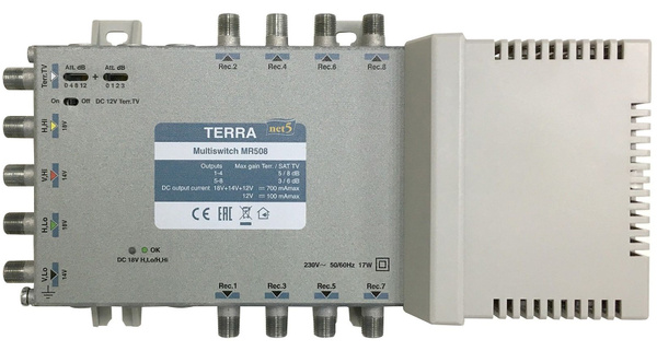 Мультисвитч оконечный Terra MR508 - купить с доставкой по выгодным ...