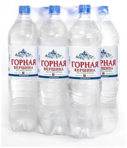 Вода минеральная "ГОРНАЯ ВЕРШИНА" 1,5л/6 без газа - купить с доставкой ...