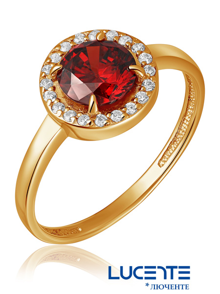 Lucente Кольцо Серебро позолоченное 925 пробы - купить с доставкой по выгодным ценам в интернет ...