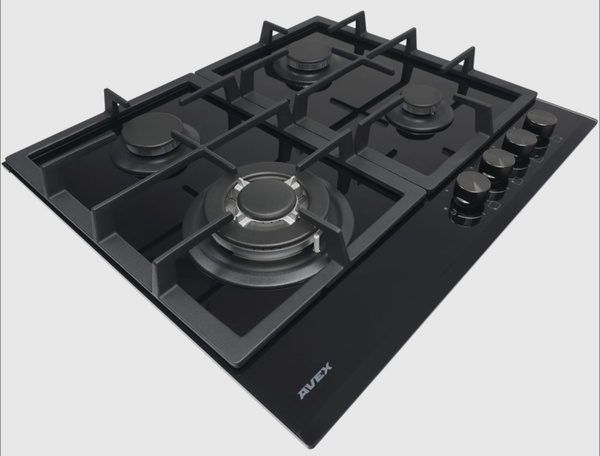 Газовая варочная поверхность Avex HM 6042 B, черный купить по низкой цене с доставкой и отзывами ...