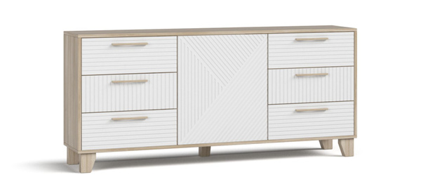 Комод Много Мебели OLAF 150, 150x40x70 см, 6 ящ. - купить по выгодной ...
