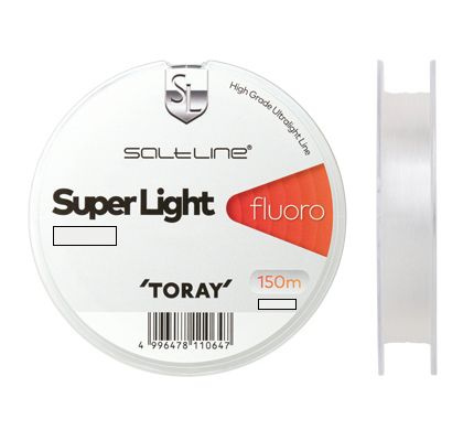 Флюорокарбоновая леска для рыбалки TORAY Флюорокарбон Toray SaltLine Super Light Fluoro 150m по ...