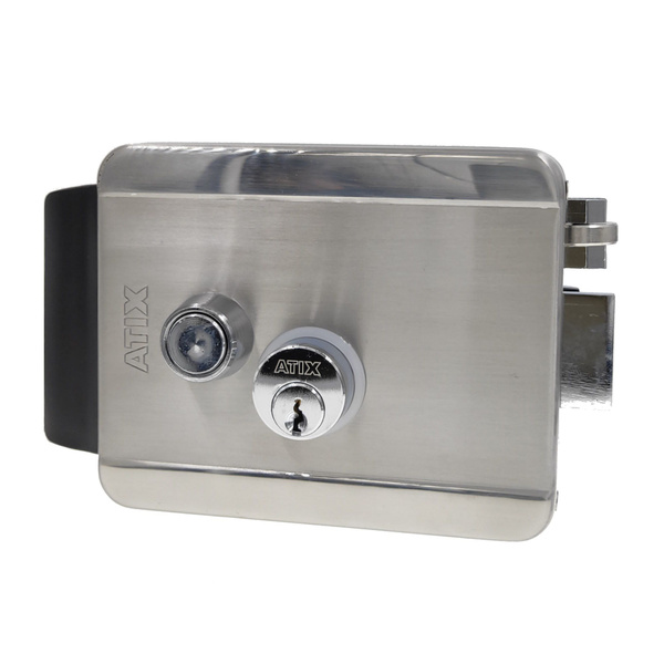 ATIX AT-L-1EM/CH (Atis Lock MCH) электромеханический замок накладной для калитки. Корпус ...