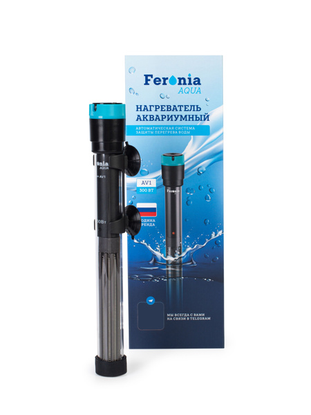 Нагреватель аквариумный Feronia Aqua 300Вт для аквариума от 200 до 300 ...